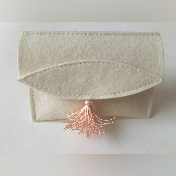 Handmade | Other | Handmade Designer Wool Felt Etui In Cream Color ...